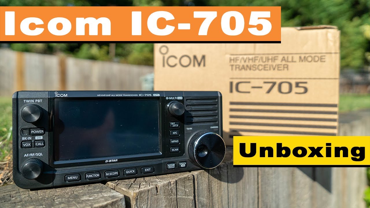 NEW Icom IC-705 Unboxing from the Guv’nor – Nerfd.net – RF News & Info