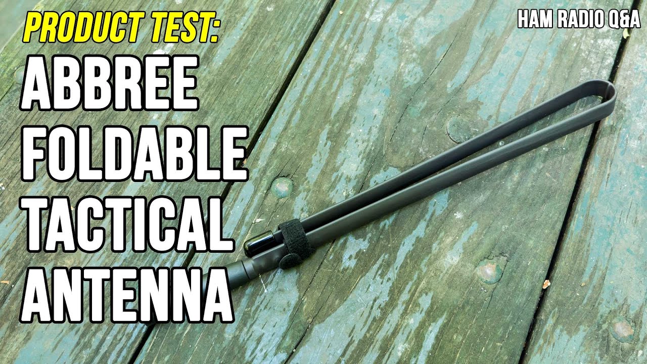 Abbree Foldable CS Tactical Antenna – Nerfd.net – RF News & Info