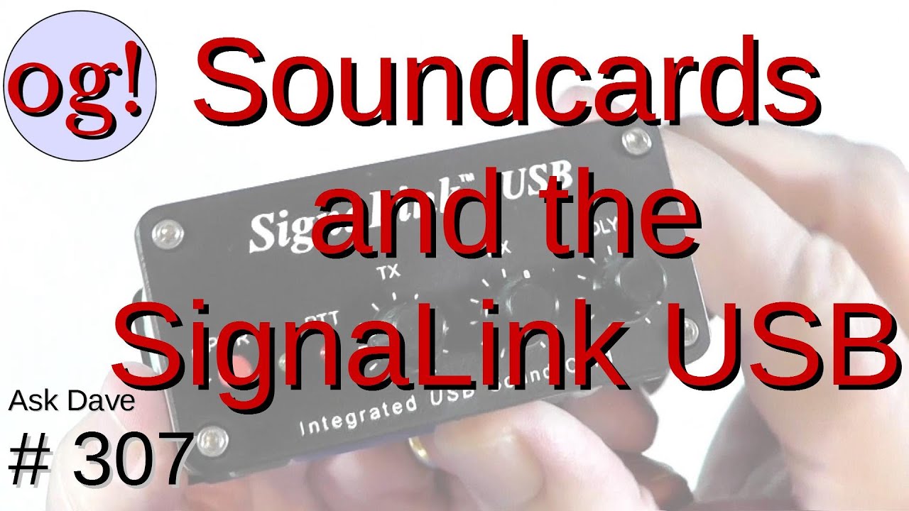 Soundcards and the SignaLink USB – Nerfd.net – RF News & Info