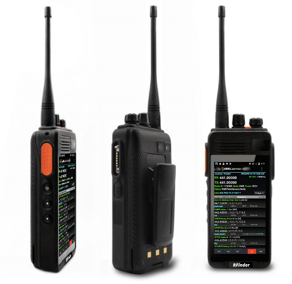 New RFinder B1, Advanced VHF/UHF 4 Watt DMR/Analog Ham Radio Smartphone ...