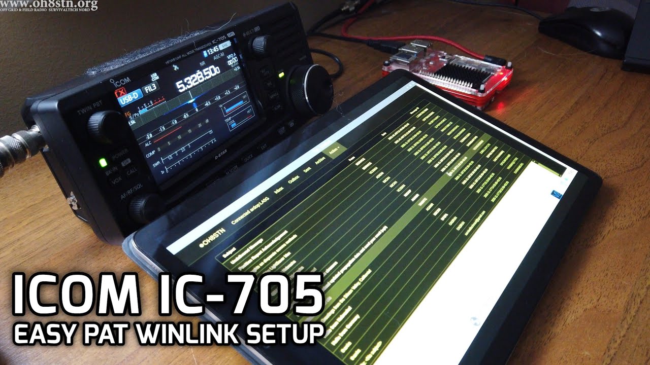 Icom IC-705 PAT Winlink Setup | Ham Radio Raspberry Pi – Nerfd.net – RF ...