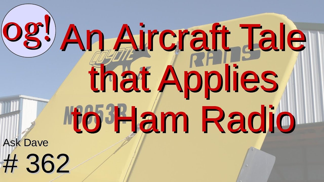 An Aircraft Tale That Applies to Ham Radio – Nerfd.net – RF News & Info