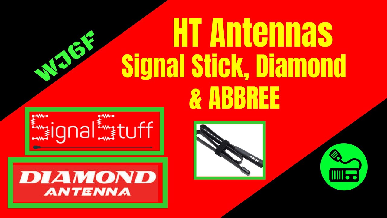 HT Antenna Comparison – Signal Stick, Diamond SRH770S and Abbree ...