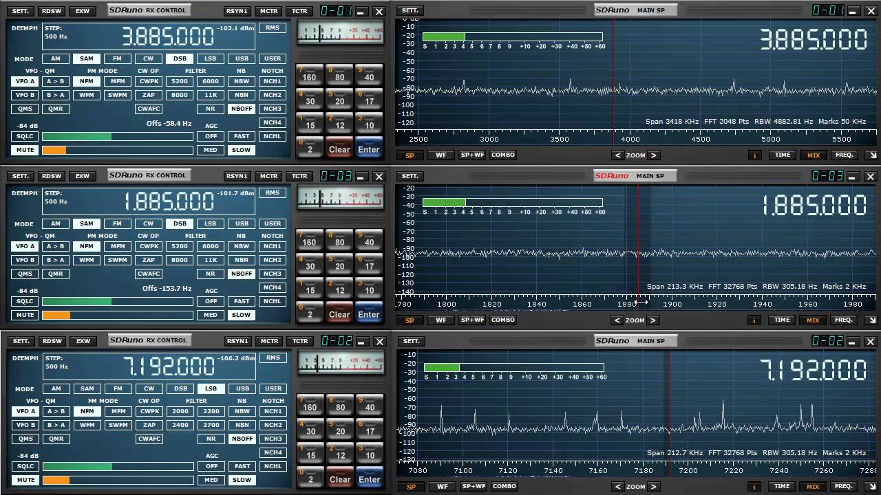 SDRplay SDRuno update and preview of new scheduler function coming soon ...