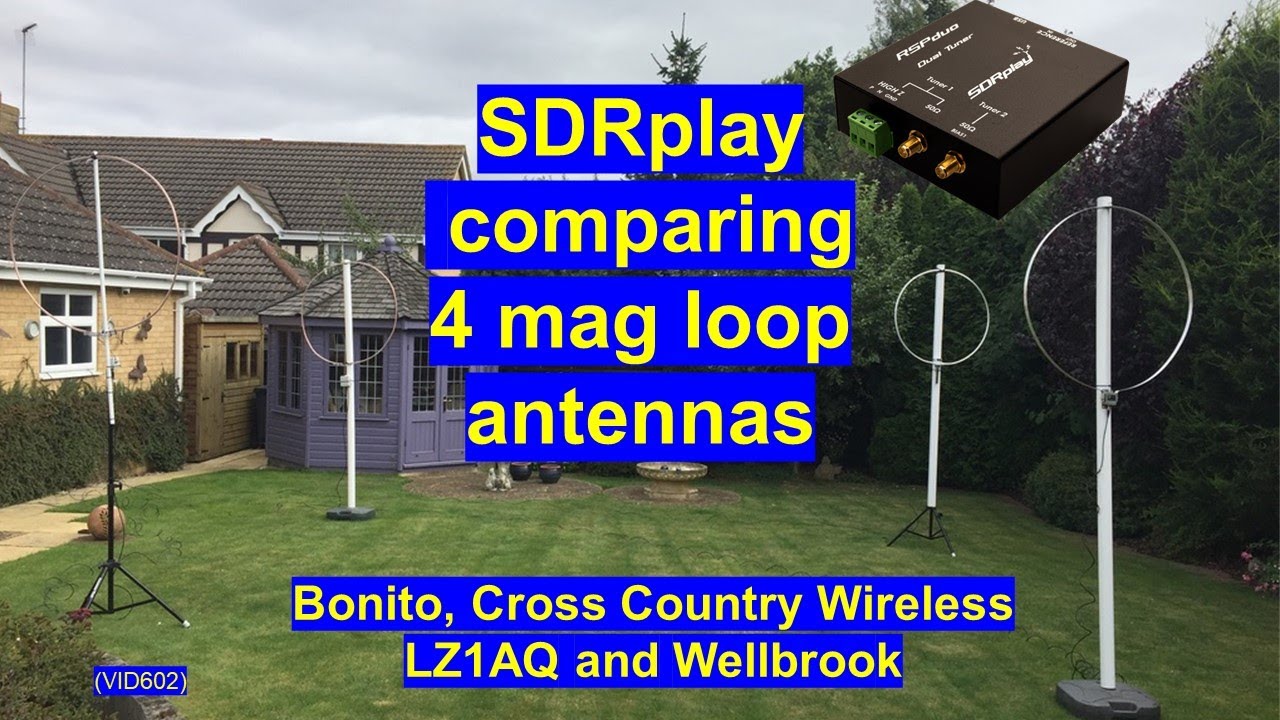 SDRplay comparison of 4 popular magnetic loop antennas – Nerfd.net – RF ...