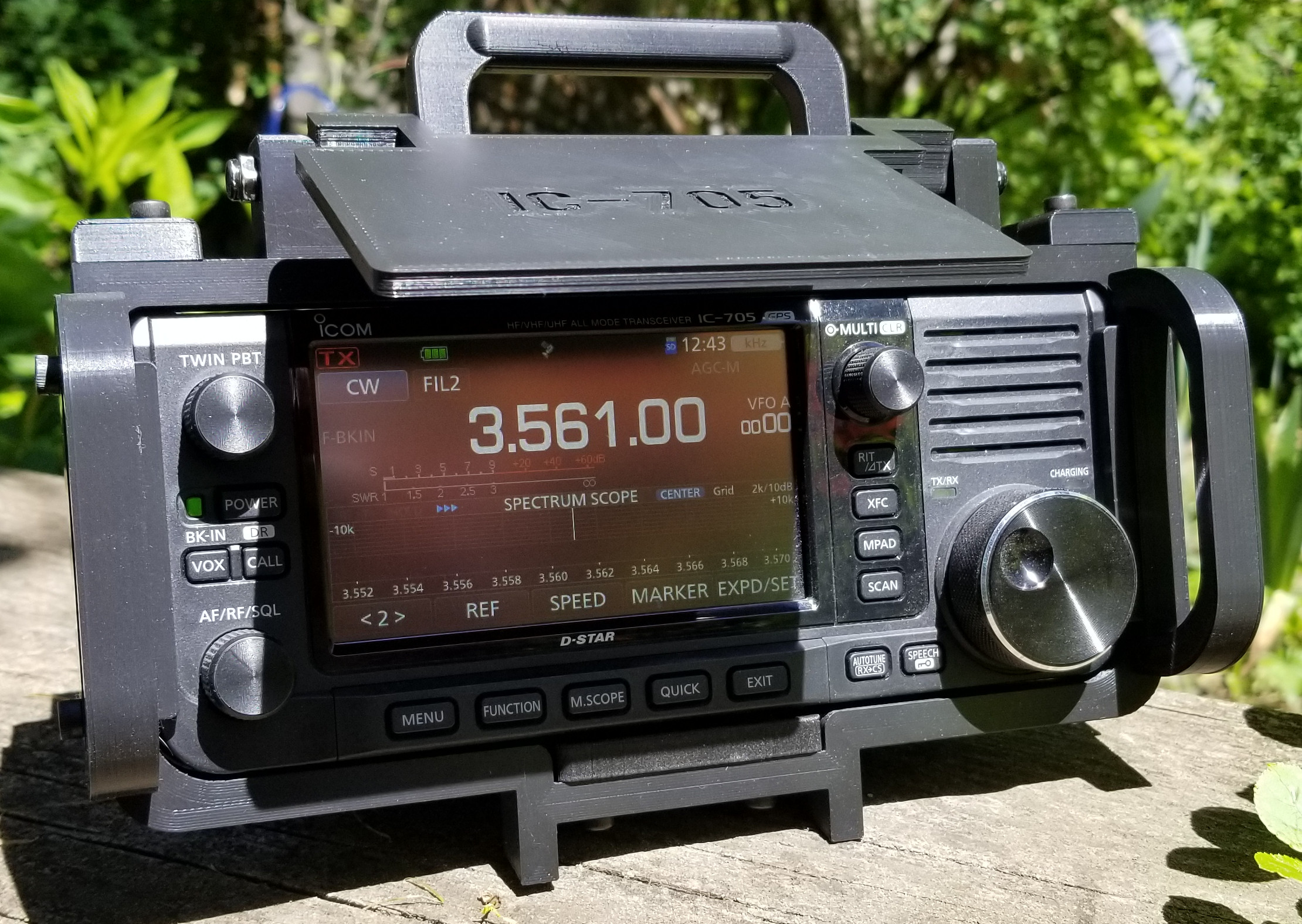 Protective Frame for the Icom IC-705 – Nerfd.net – RF News & Info
