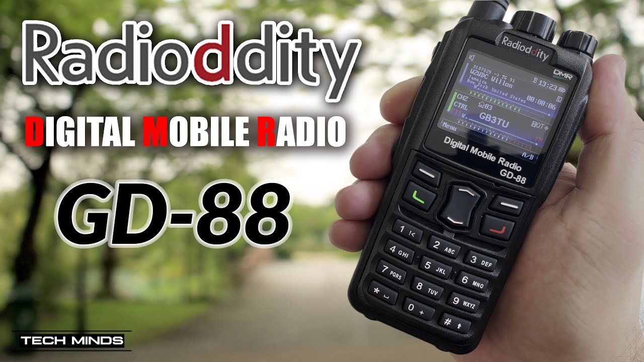 Radioddity GD-88 Dual Band Analog & Digital Handheld Transceiver ...