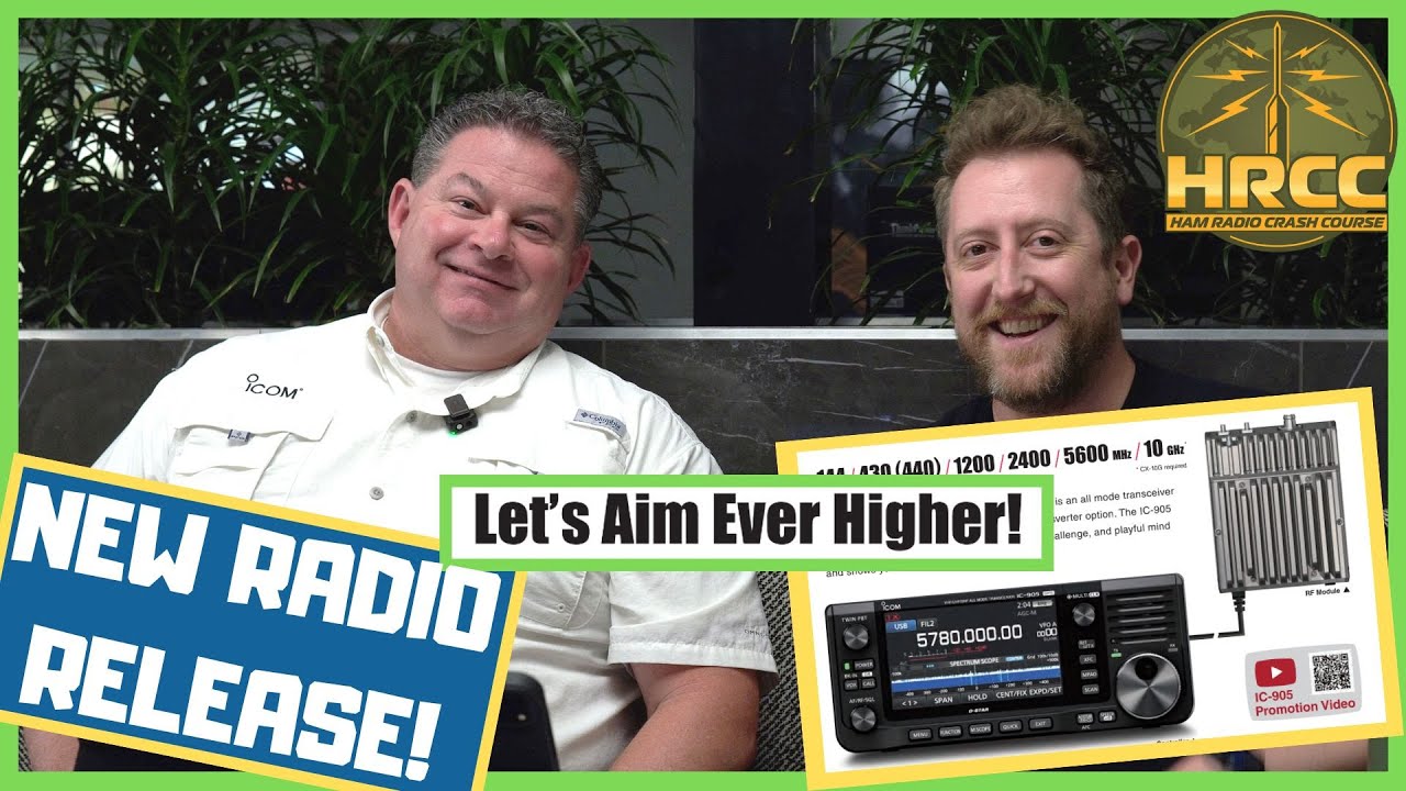ICOM IC-905 Announcement Live React With Ray Novak – Nerfd.net – RF ...
